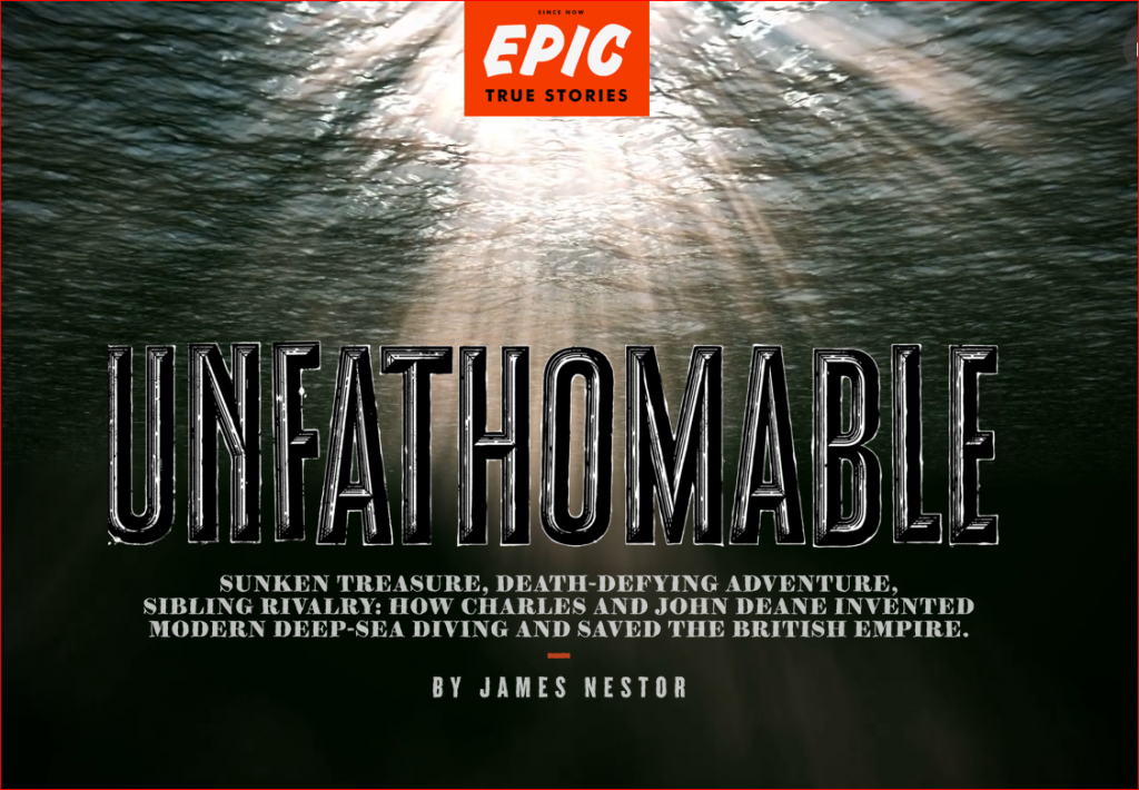 UNFATHOMABLE - John and Charles Deane story - Gosport Heritage Open Days